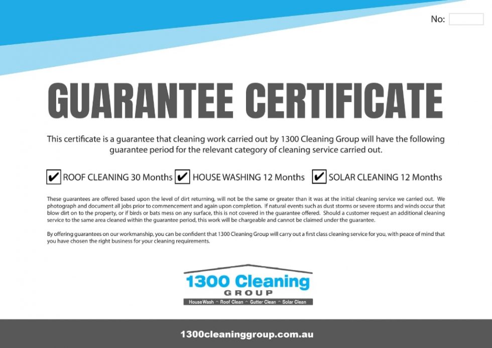 Our Exterior Cleaning Guarantee - Book With Confidence Today
